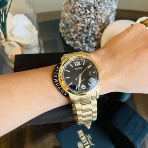 Fossil | Accessories | Fossil Heritage Automatic Goldtone Stainless ...